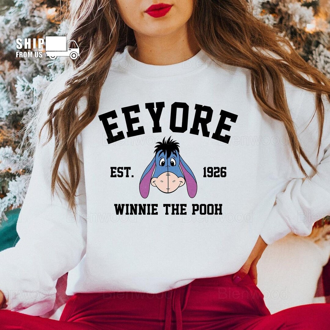 Eeyore Sweatshirt Eeyore Christmas Sweatshirt Eeyore Gifts - Etsy