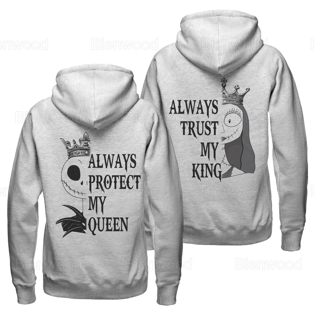Jack And Sally Couple Hoodies, Jack And Sally Couple Shirt, His Sally ...