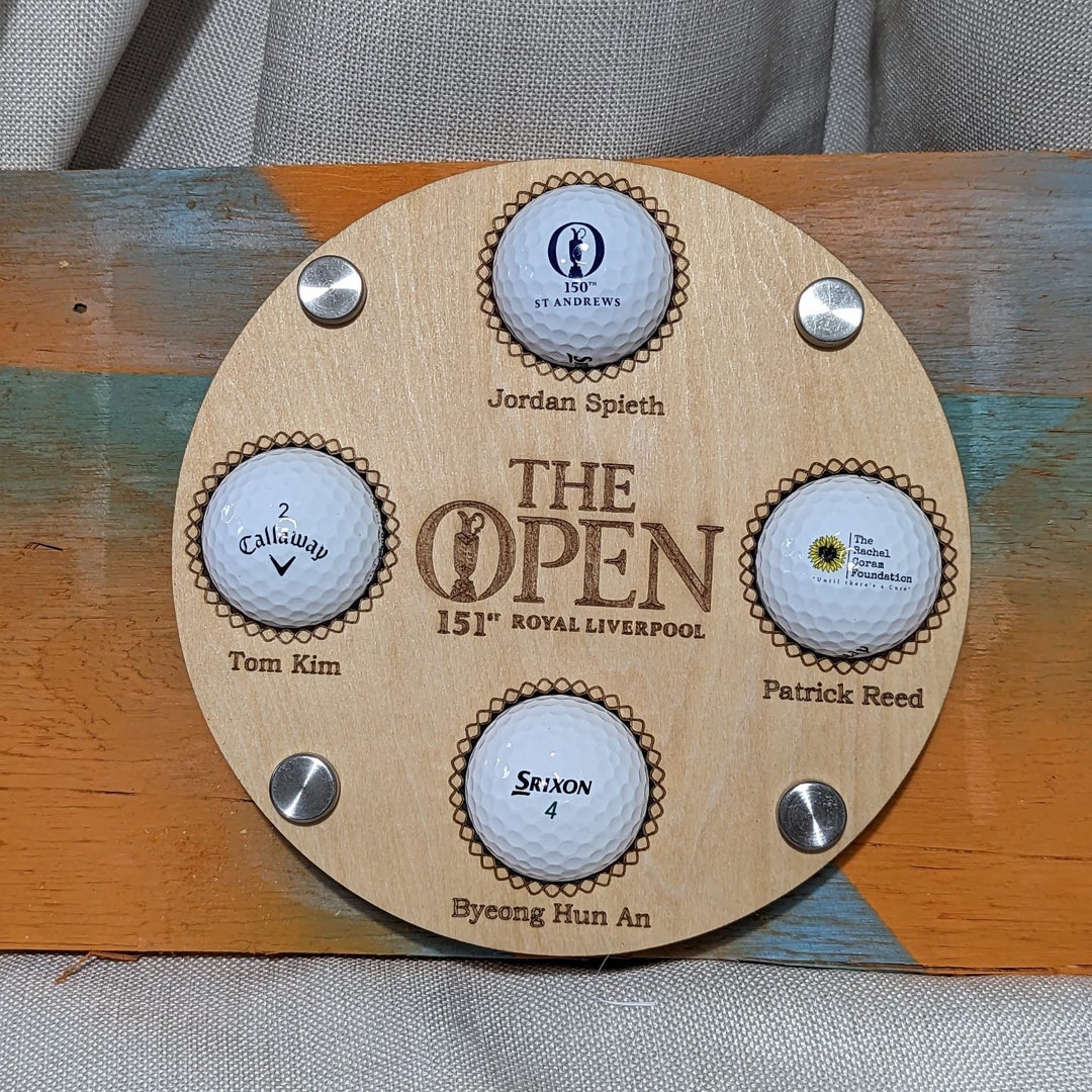 Golf Ball Display Custom-made Ball Plaque Personalised Wall Mounted ...