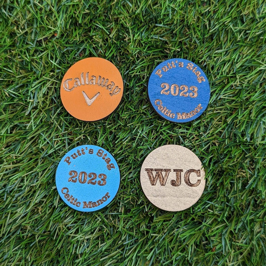 Personalised Stag Do Golf Ball Markers - Unique Golfer Gift, Best Man ...