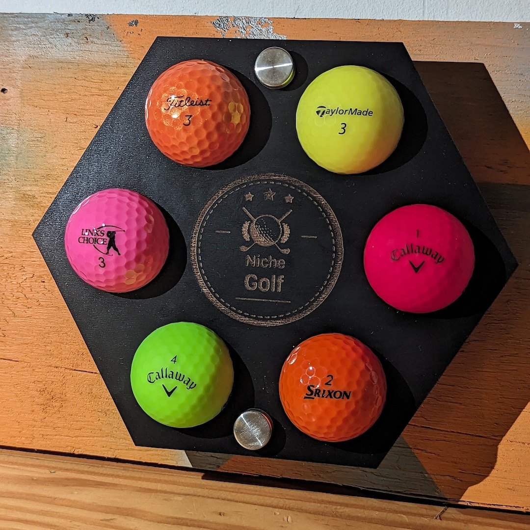 Golf Ball Display, Wall Mounted Ball Display, Custom-made Ball Plaque ...