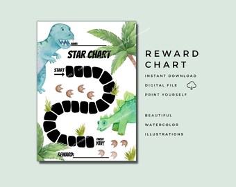 T Rex Behavior Chart - Etsy