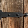 XL Hand Forged Dummy Hinge, Decorative Hinge, Faux Fake Hinge, Bracket ...