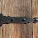 XL Hand Forged Dummy Hinge, Decorative Hinge, Faux Fake Hinge, Bracket ...