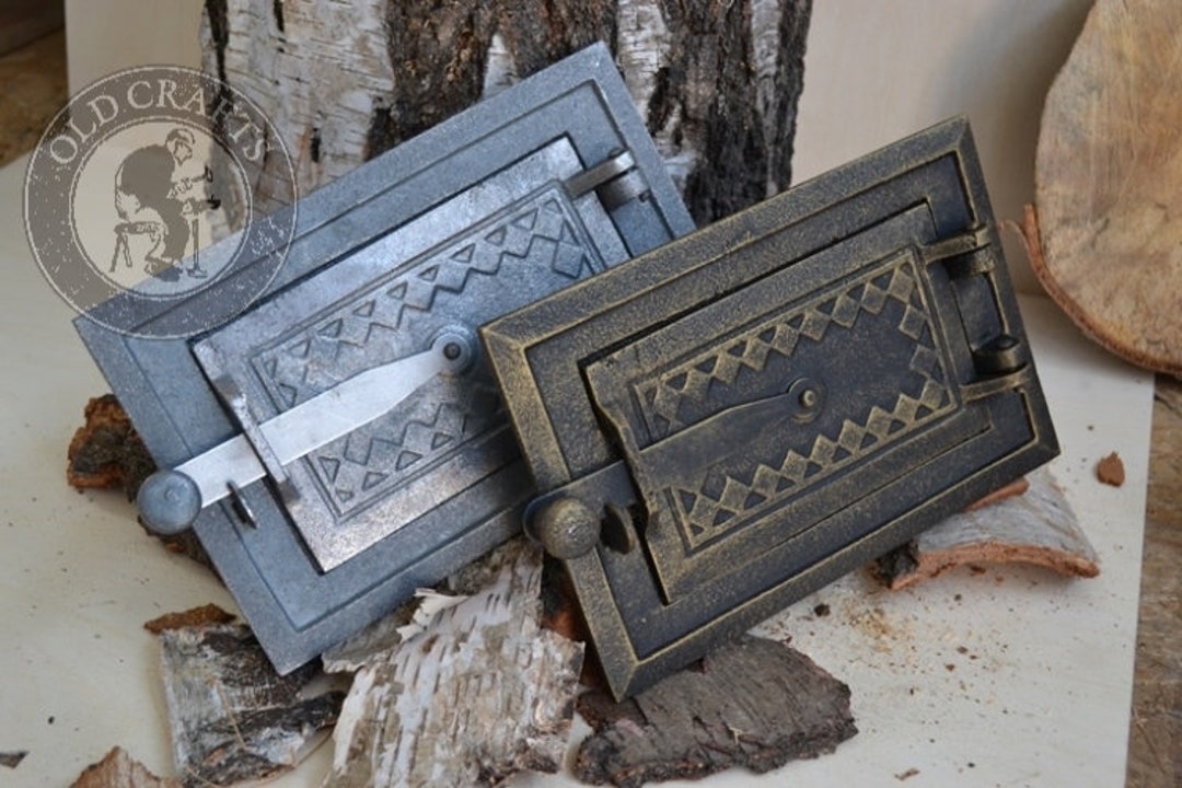 10''x6.70'' Ash Pan Door, Small Cast Iron Fireplace Door, Cast Iron ...