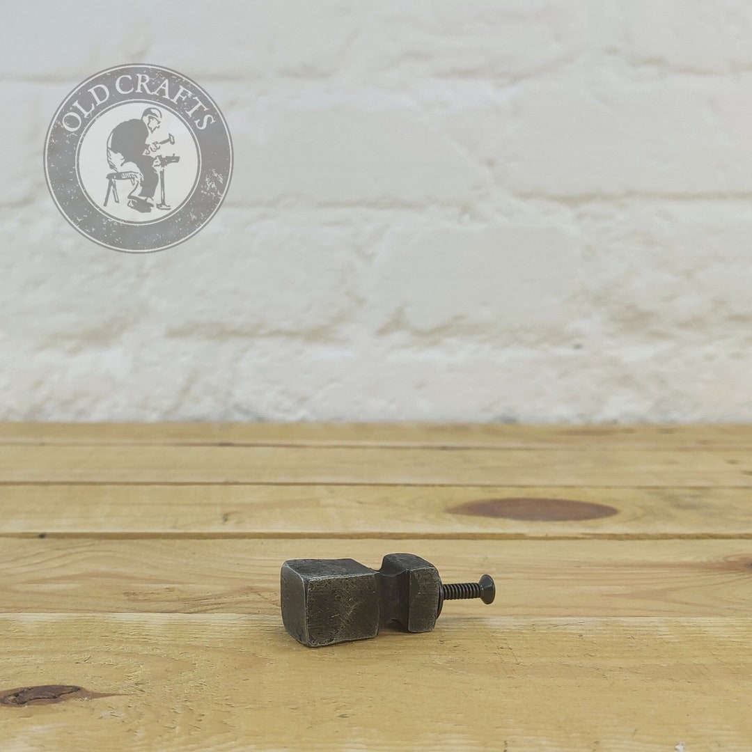 Wrought Furniture Knob, Hand Forged Knob, Industrial Knob, Loft Pull ...