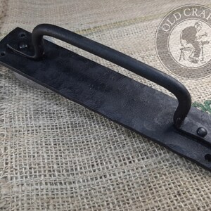 Blacksmith Hand Forged Iron Rustic Drawer Door Handle, Cabinet Pull ...