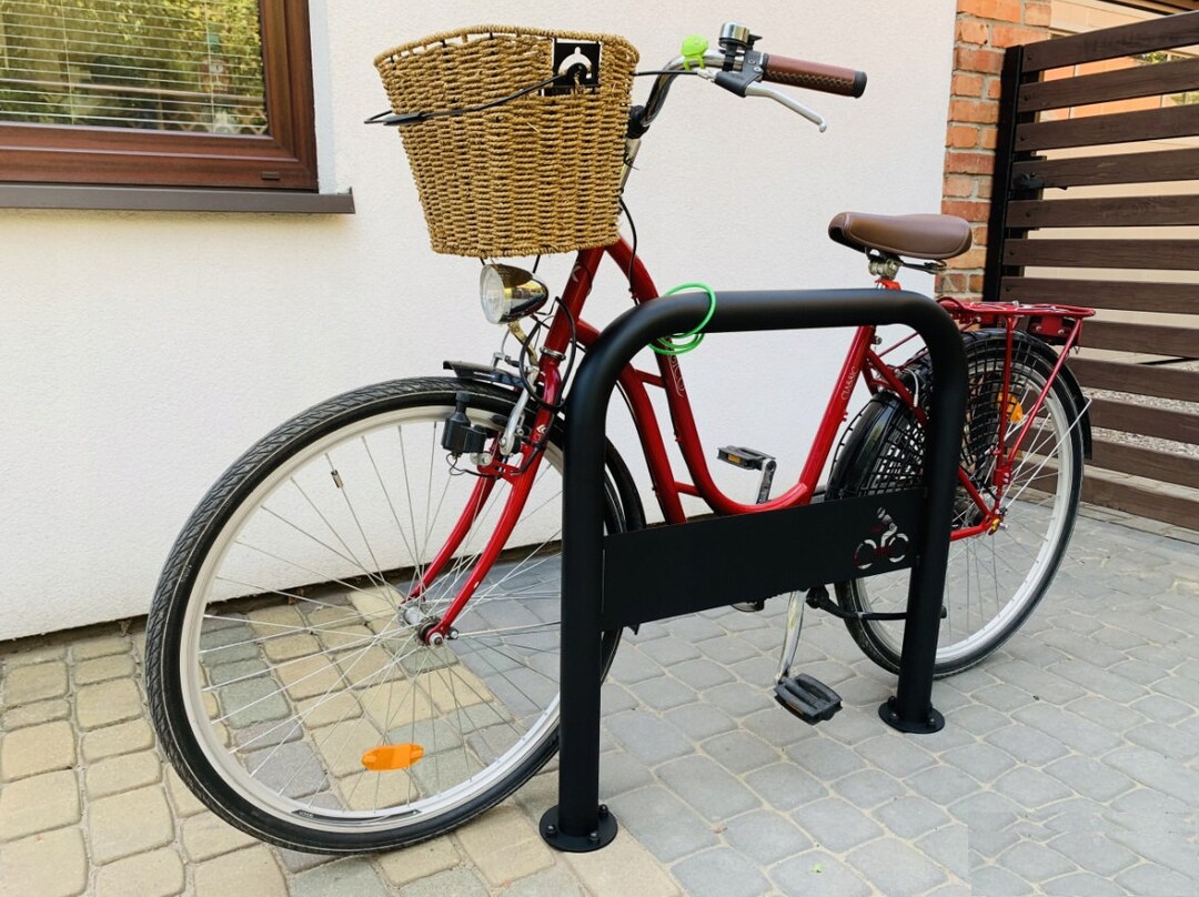 Metal Bicycle Street Stand, Stand to Lock Bicycles, Classic Bike Rack ...