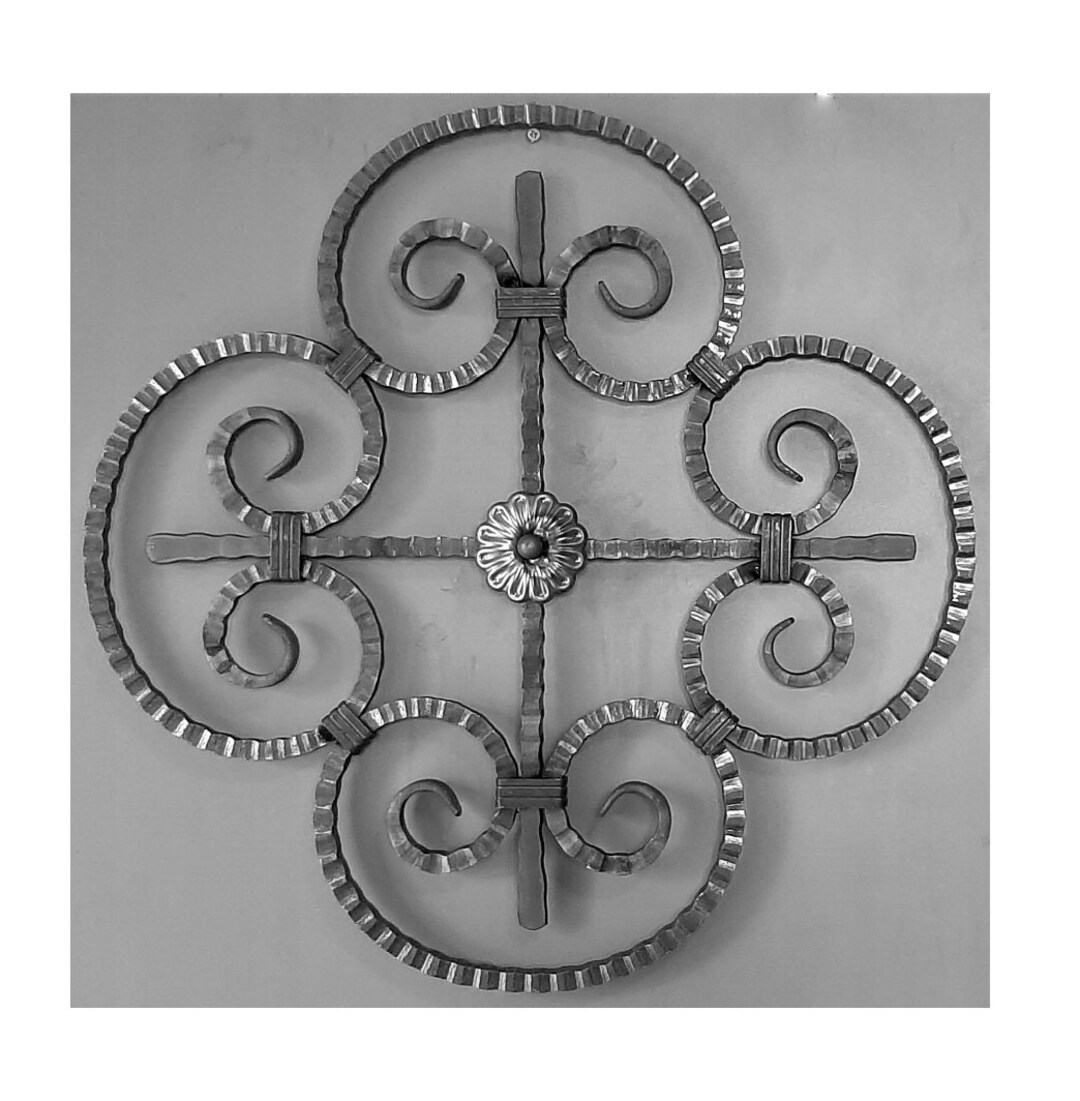 Gate Balcony Decorative Rosette, Steel Rosette Ornament, Cast Iron ...