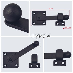 Shutter Holdbacks – Black Powder-coated Steel Shutter Locks & Latches ...