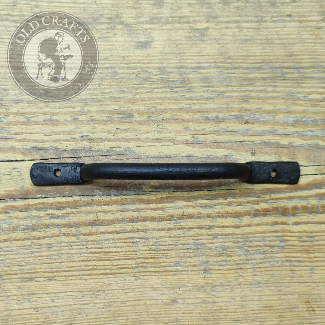 Furniture Forged Handle, Blacksmith Iron Rustic Drawer Handle, Cabinet ...