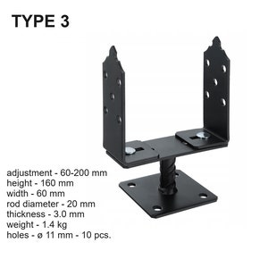 Construction Beams Fastening , Wood Post Ground Support, Pergola ...