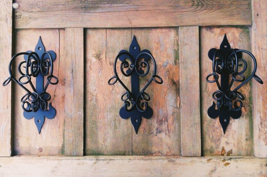 Wrought Iron Single Double Triple Flag Holder Flag Pole - Etsy