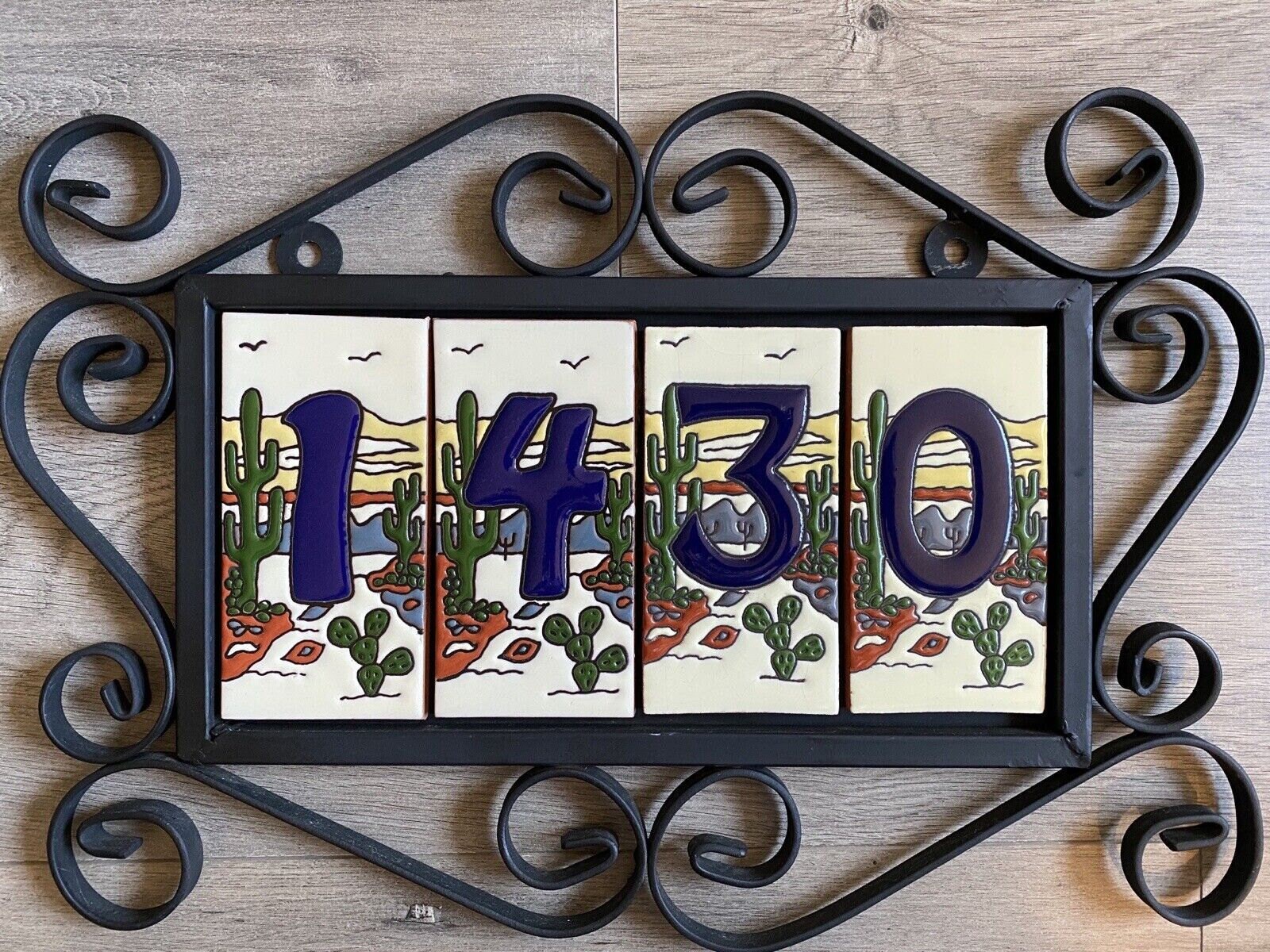 Metal House Number Frame Black Iron Frame House Number Home - Etsy
