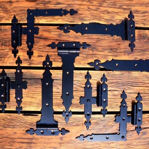 Victorian Style Cast Iron Hinge for Barn Doors, Farmhouse Gates Hinges ...
