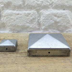 Decorative Gate Post Cap, Fence Post Cap, Forged Fence Decor,galvanized ...