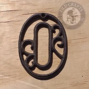 Vintage Decorative Cast Iron Numbers With Mounting Screws, Small Cast ...