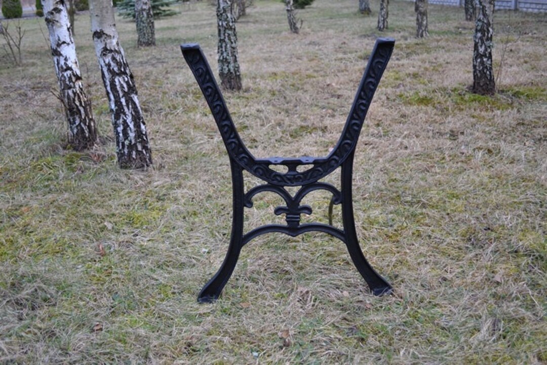 26.5'' Heavy Duty Table Legs, Rustic Outdoor Table Base, Patio Table ...