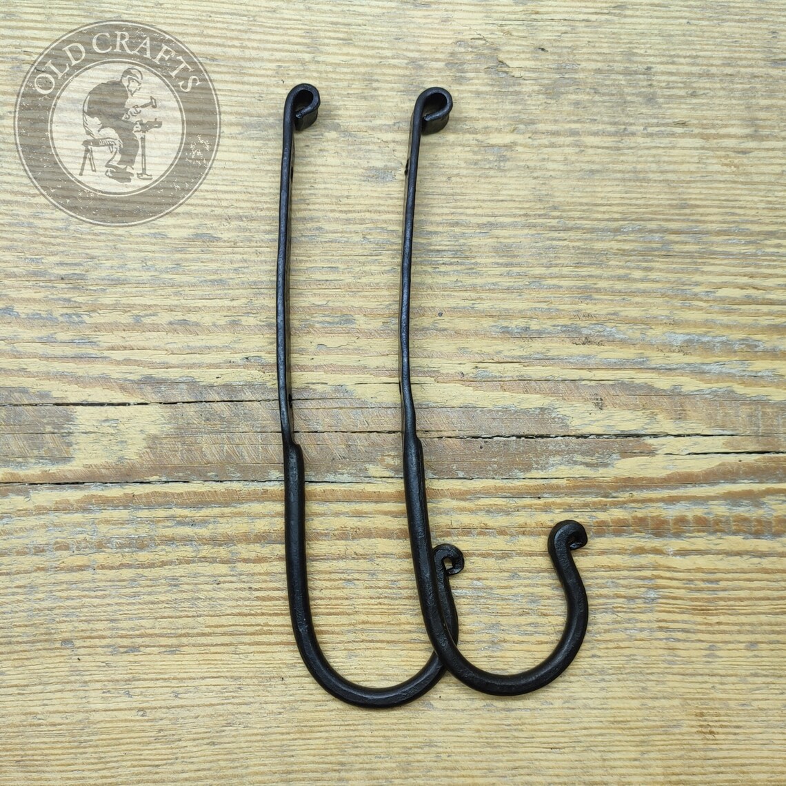 L M Blacksmith Forged Coat Hooks Hook Wall Mounted Iron Hook - Etsy