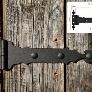 Victorian Style Cast Iron Hinge for Barn Doors, Farmhouse Gates Hinges ...