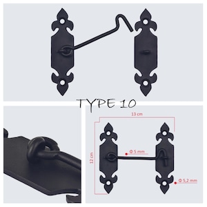 Shutter Holdbacks – Black Powder-coated Steel Shutter Locks & Latches ...