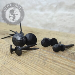 Blacksmith Nails, Handmade Iron Steel Nails, Rustic Nail, Furniture ...