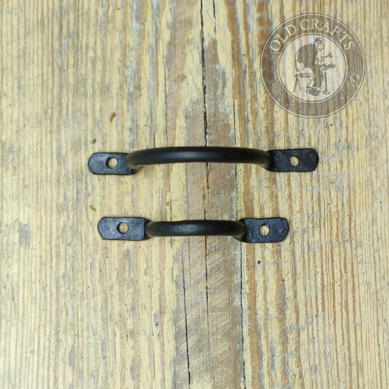 Blacksmith Forged Under Counter Hook Shackle, Iron Shelf Under Holder ...