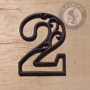 Vintage Decorative Cast Iron Numbers With Mounting Screws, Small Cast ...