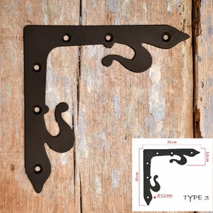 House Garage Barn Door Decorative Hardware Set, Forged Decorative ...