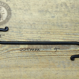 9" Long Twisted S Hook, Nine Inch Long Hand Forge S Hook Set, Wrought ...