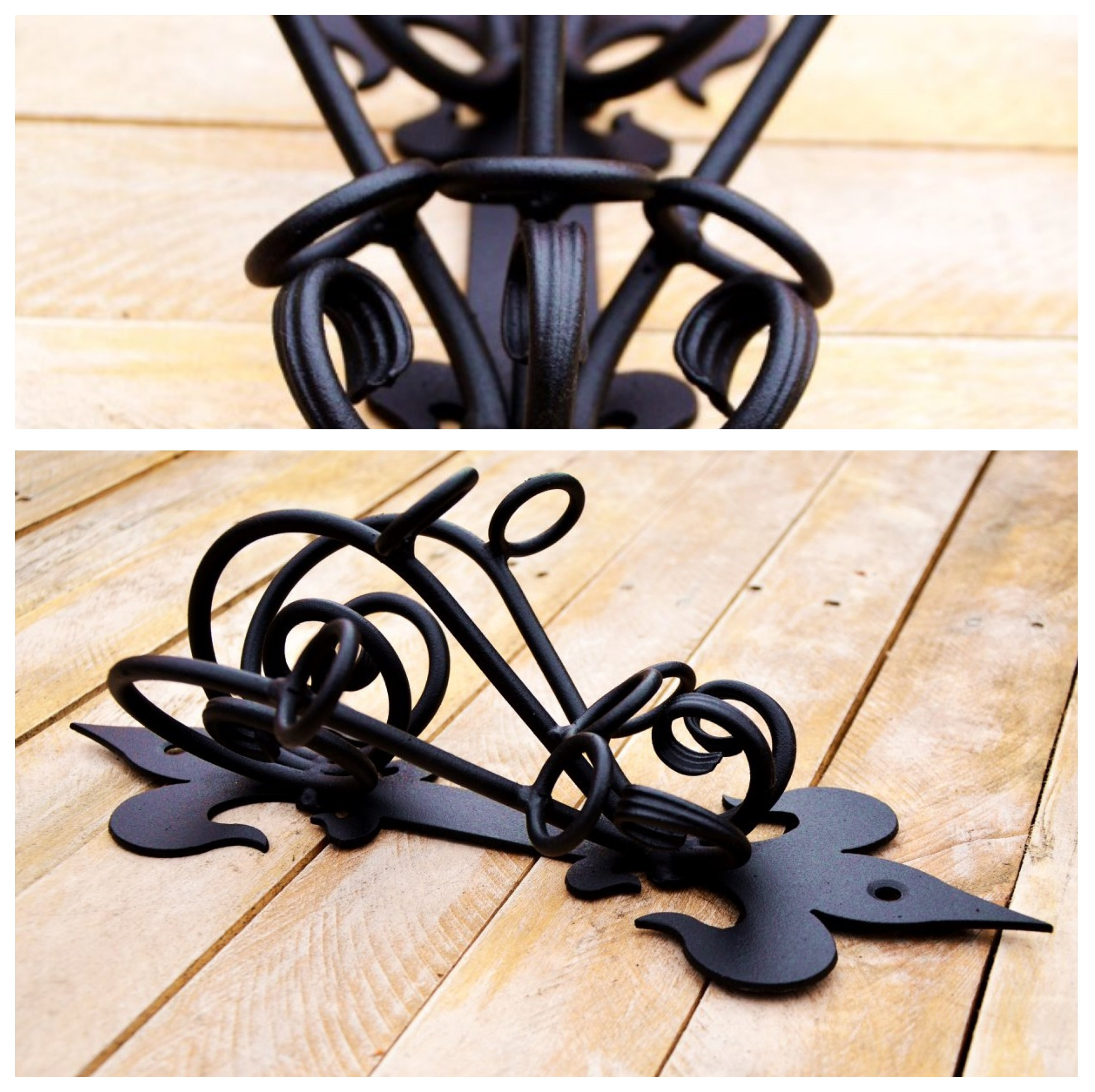 Wrought Iron Single Double Triple Flag Holder Flag Pole - Etsy