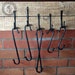 9 Long Twisted S Hook, Nine Inch Long Hand Forge S Hook Set, Wrought ...