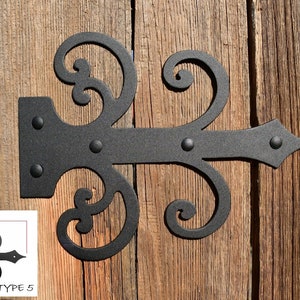 XL Hand Forged Dummy Hinge, Decorative Hinge, Faux Fake Hinge, Bracket ...
