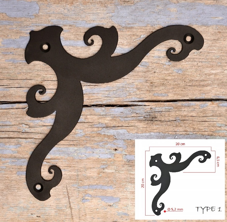 Forged Door Decorative Corner Farmhouse Home Decor L Corner - Etsy