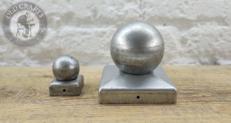 Decorative Gate Post Cap, Fence Post Cap, Forged Fence Decor,galvanized ...