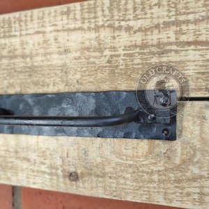 Blacksmith Hand Forged Iron Rustic Drawer Door Handle, Cabinet Pull ...