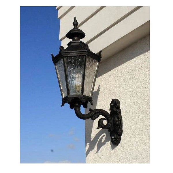 Cast Iron Outdoor Light Sconce - Etsy