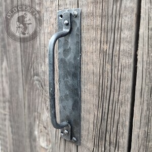 Blacksmith Hand Forged Iron Rustic Drawer Door Handle, Cabinet Pull ...