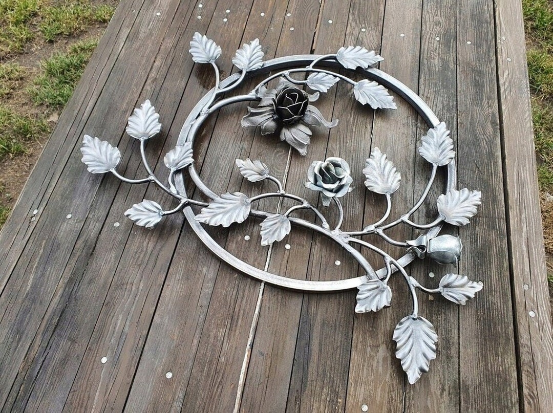 Fence Decorative Rosette, Rosette Ornament, Cast Iron Grape Rosette ...