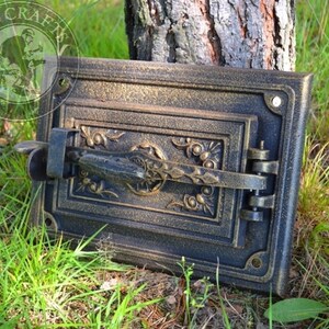 Wood Stove Door, Wood Masonary, Ash Box Fireplace Door, Cast Irondoor ...