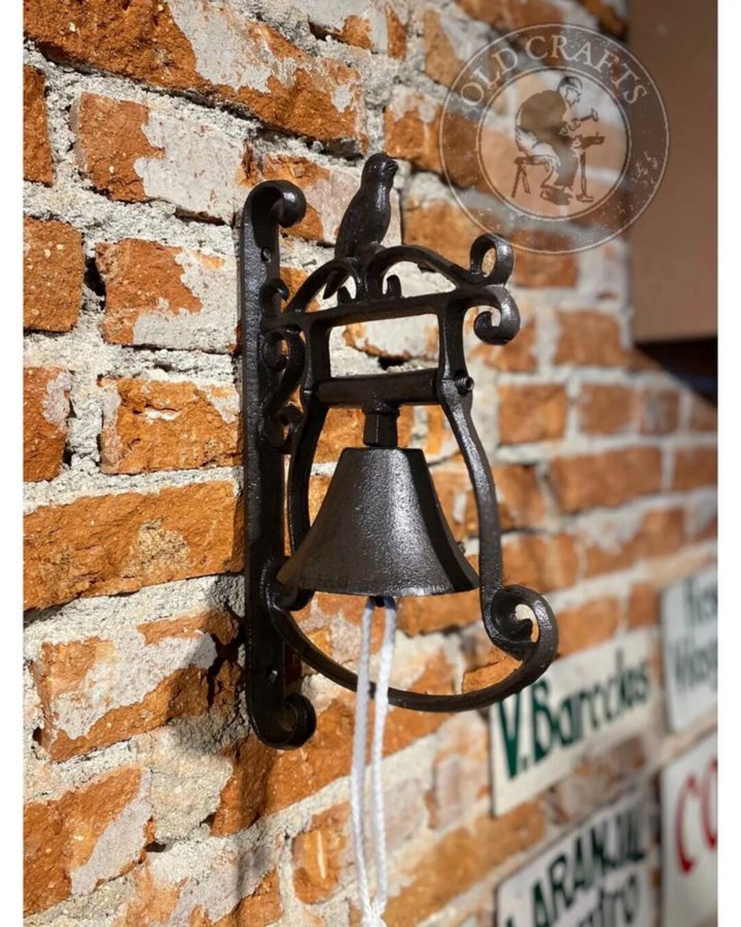 Unique Door Bell, Front Door Bell, Patio Home Decor, Wall Ring Bell ...