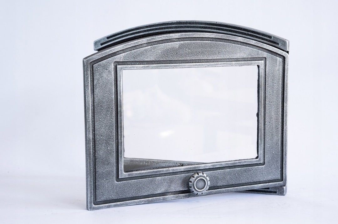 Fireplace Arched Doors With Glass, Cast Iron Glass Door, Glass Wood ...