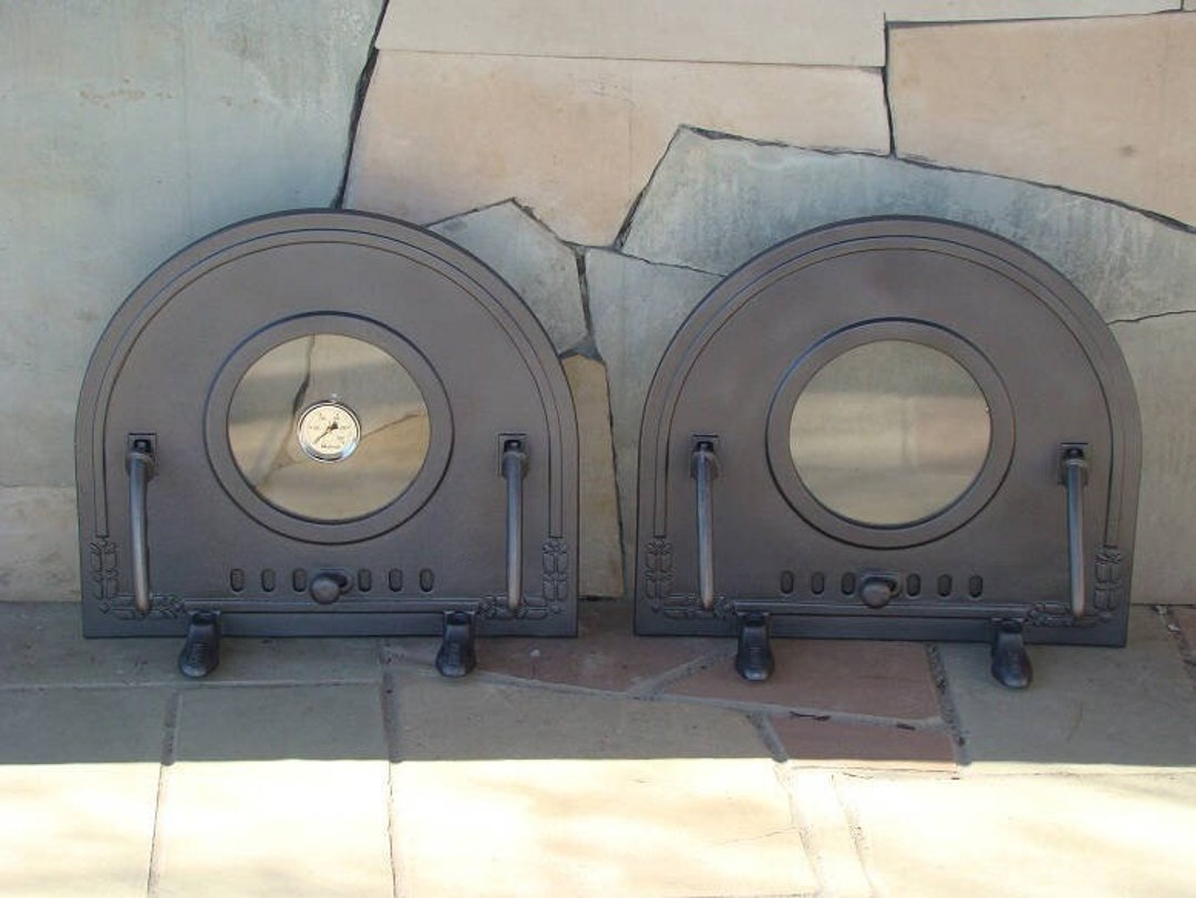17.7''x19.7'' Pizza Stove Doors With Glass - Etsy