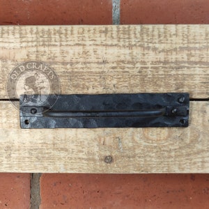 Blacksmith Hand Forged Iron Rustic Drawer Door Handle, Cabinet Pull ...