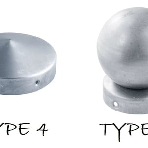 Decorative Gate Post Cap, Fence Post Cap, Forged Fence Decor,galvanized ...