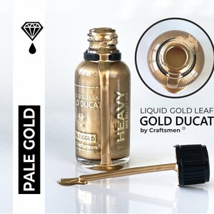 Liquid Gold Leaf Metallic Paint "gold Ducat", 30ml - Etsy