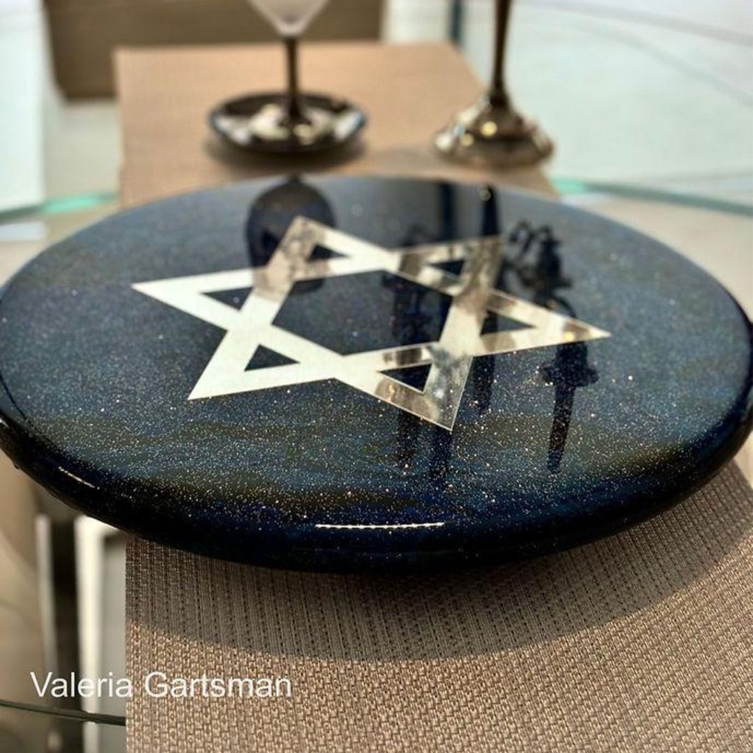 Mirror the Star of David Clock/wall Decor - Etsy