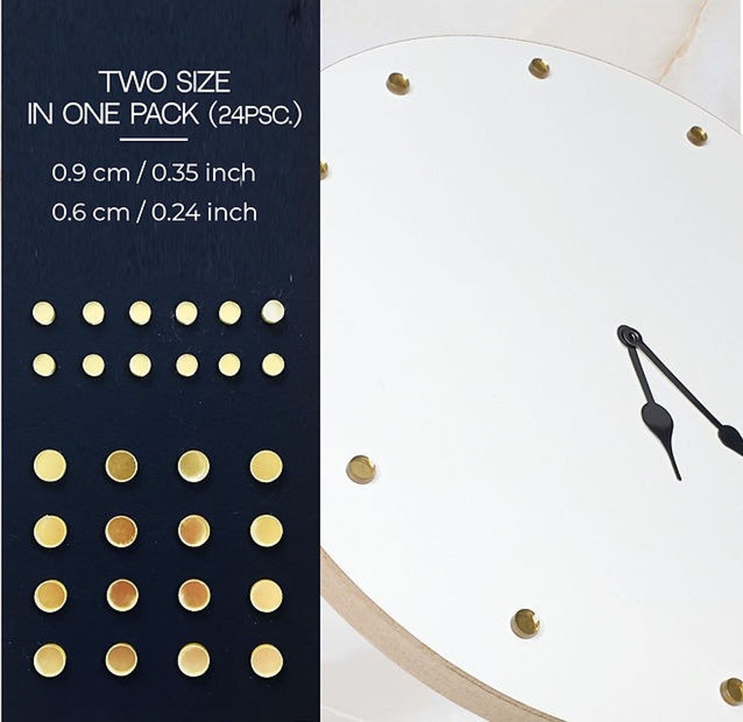 Mirror Clock Dashes round Dashes Dashes for Wall Clock - Etsy