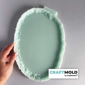 Druzy Style Tray & Stand Mold - Etsy