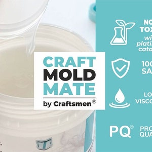 Platinum Silicone Liquid Rubber Craft Mold Mate 25D - Etsy